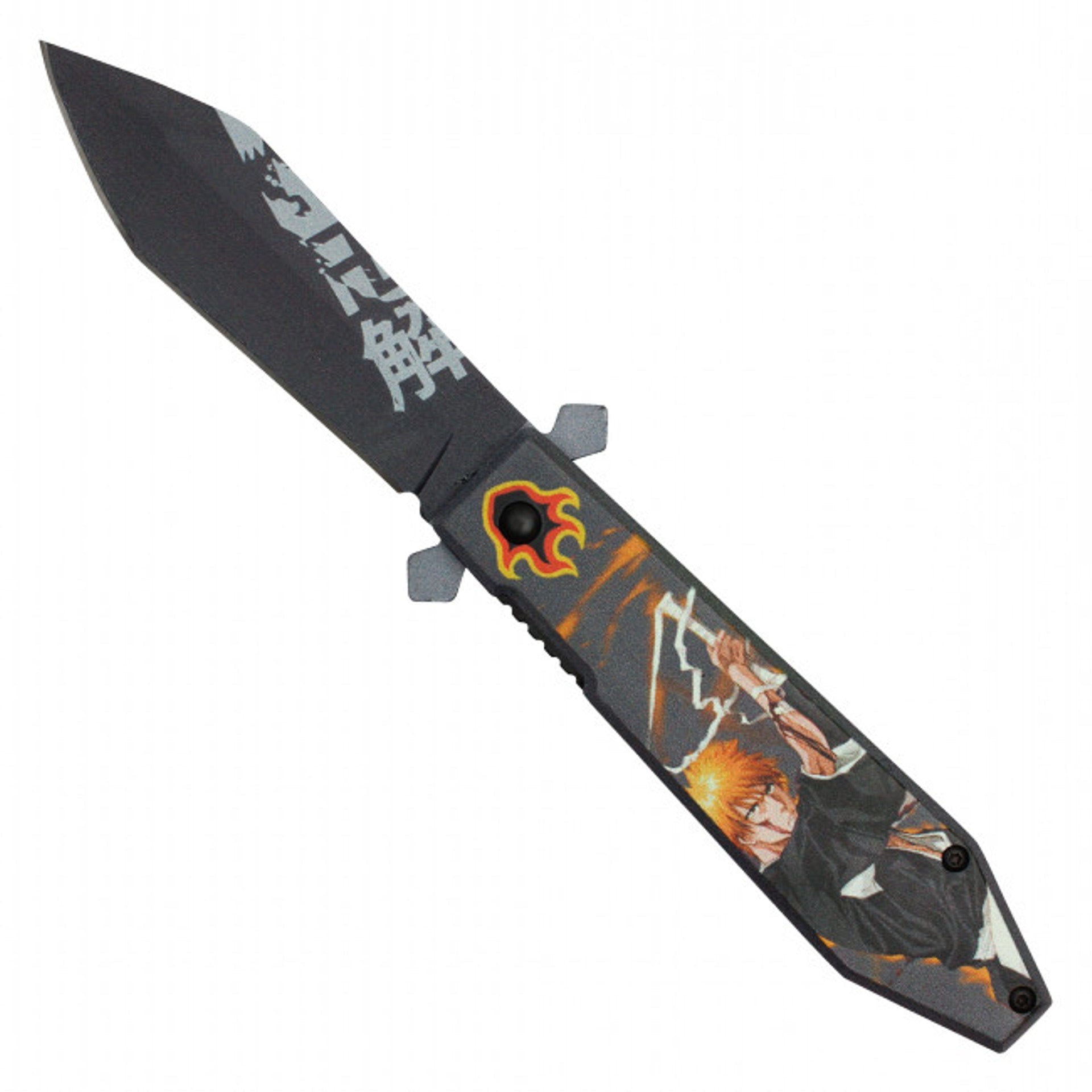 Ichigo Kurosaki Variant 1 Anime Assisted Opening Knife – Bleach Inspir